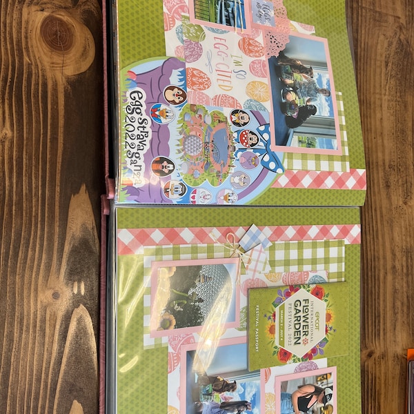 Stay Fierce, Girl Themed DIY 2 Page Scrapbooking Layout Kit, DIY Family Craft Kit, Family Home ...