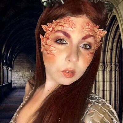 Dragon/scales/lizard Prosthetic, 2 Sides, Mask, SFX Makeup, Silicone ...