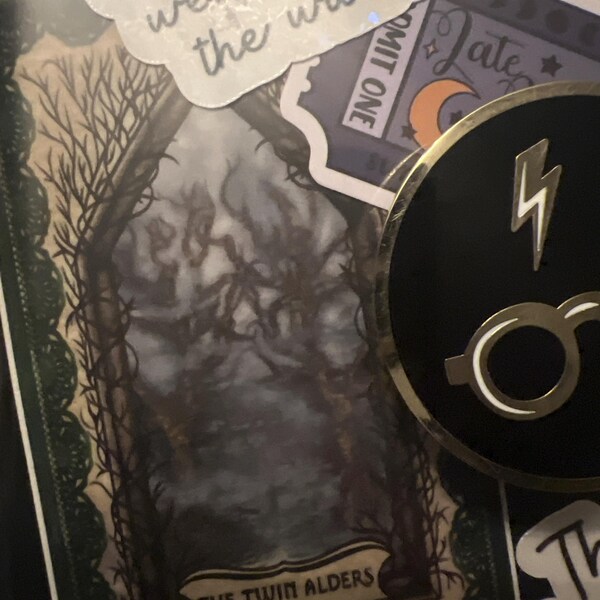 One Dark Window Inspired Card Sticker Vinyl Sticker / Bookish Stickers ...