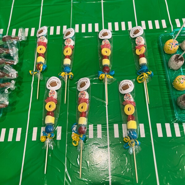 4 Luau Candy Kabobs - Etsy