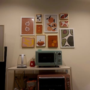 Boho Kitchen Wall Decor Kitchen Wall Art Set of 10 PRINTABLES Abstract ...