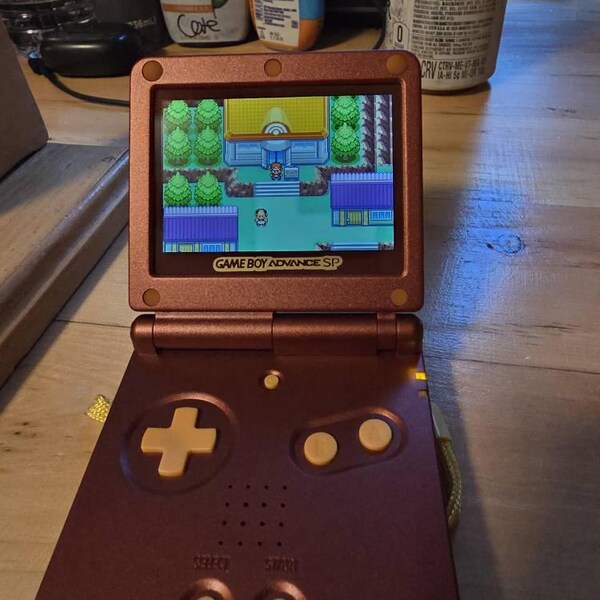 BMO “beemo” Custom Game Boy Advance Gba SP Uv Printed Face With IPS V2 ...