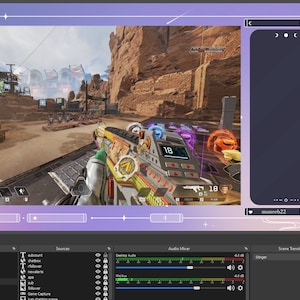 Lotus Animated Twitch Pack Pink Lotus Flower Streamer - Etsy