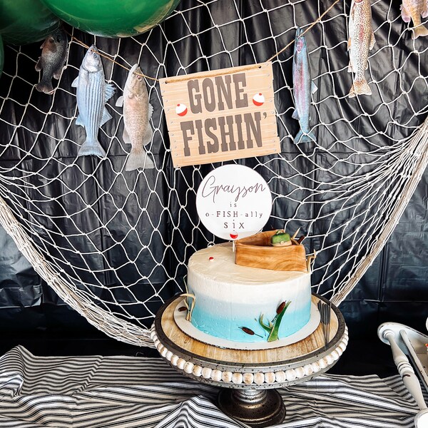 Gone Fishing Banner - Instant Download Printable Fish Banner ...