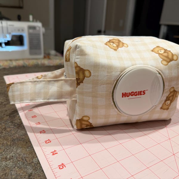 Diaper and Wipes Pouch Sewing Pattern, DIY Baby Shower Gift, A0 Sewing ...