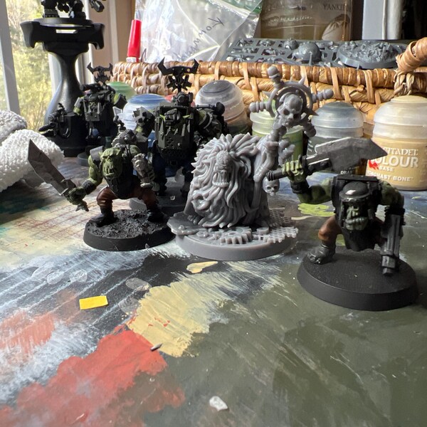 Orc Orog / Half-orc Fighter Barbarian DND Resin 28mm Scale Dungeons ...