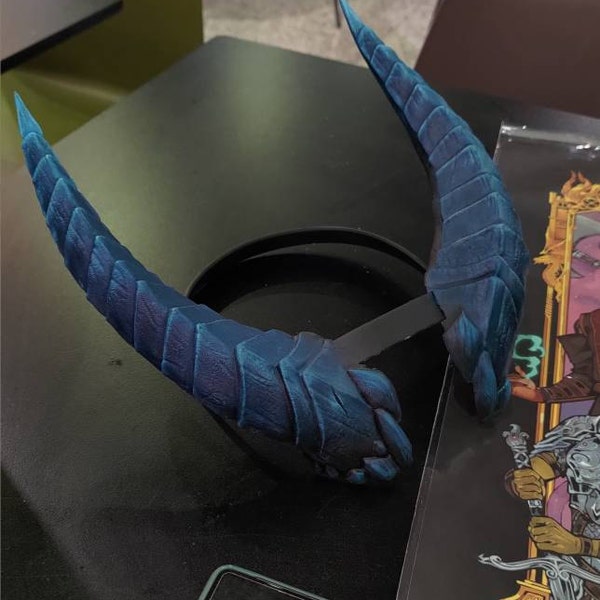 Devil Raphael Haarlep Incubus Horns Hand Painted Cosplay Replica Baldur ...