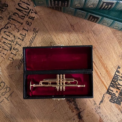 Personalized Miniature Trumpet Music Gift Instrument Gifts for Him ...