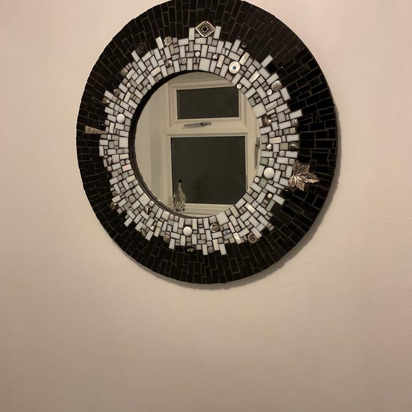 Hamsa Hand Mirror,hamsa Mosaic Mirror,hamsa Decoration - Etsy