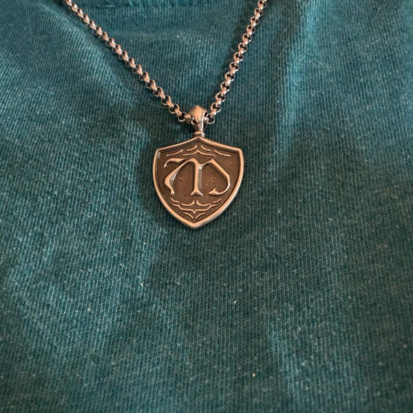 Celtic Cernunnos Stag Deer Antler Necklace Pendant With Celtic Knotwork ...
