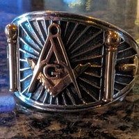 Civil War Ring With Old Symbols - Etsy