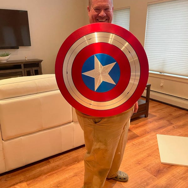 US Agent Shield - John Walker Cosplay - Custom Metal Captain America ...