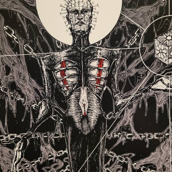 Pinhead Hell Priest Cenobite Hellraiser Horror Art Print - Etsy