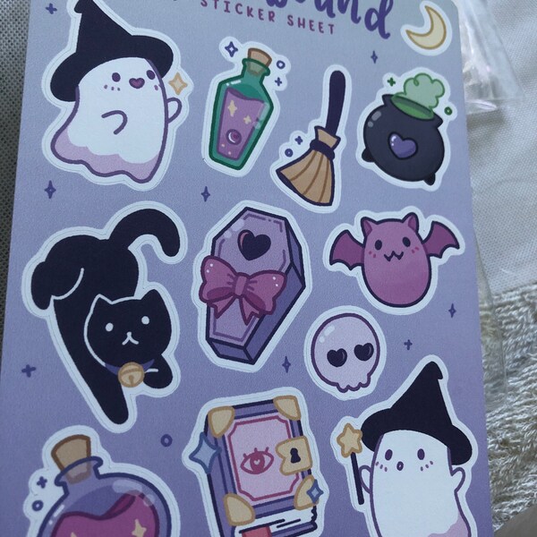 Spellbound Sticker Sheet Cute for Planners Bullet Journal Notebook or ...