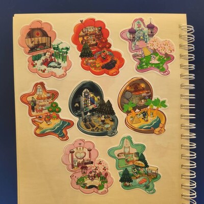 Nancy Drew Scoops Ice Cream Sticker Sheet Alibi in Ashes Laptop Gaming ...