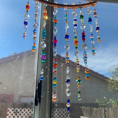Crystal Prism Window Hanging, Suncatcher, Window Hanging Decorations ...