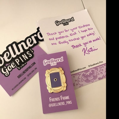 Friends Frame Enamel Pin Monica's Door Frame Friends TV Show Friends ...