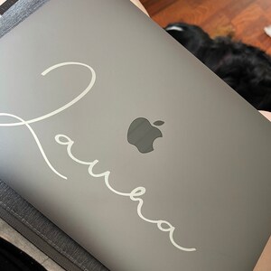 Handwritten Calligraphy Custom Vinyl Sticker Name Decal | Etsy UK