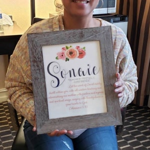 Name Meaning Art Print - Etsy