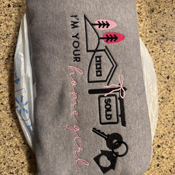 Real Estate Agent Embroidery Designs: Home Girl Real Estate Embroidery ...