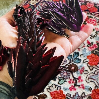 Punk Dragon Fidget Toy 3D Printed Articulated Dragon - Etsy