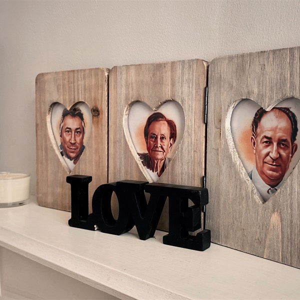 Triple Hanging 6x4 Landscape Photo Frame Home Decorative Multi Picture ...