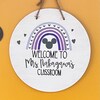 Welcome to Teacher's Classroom Disney Sign- Personalized Teacher Sign ...
