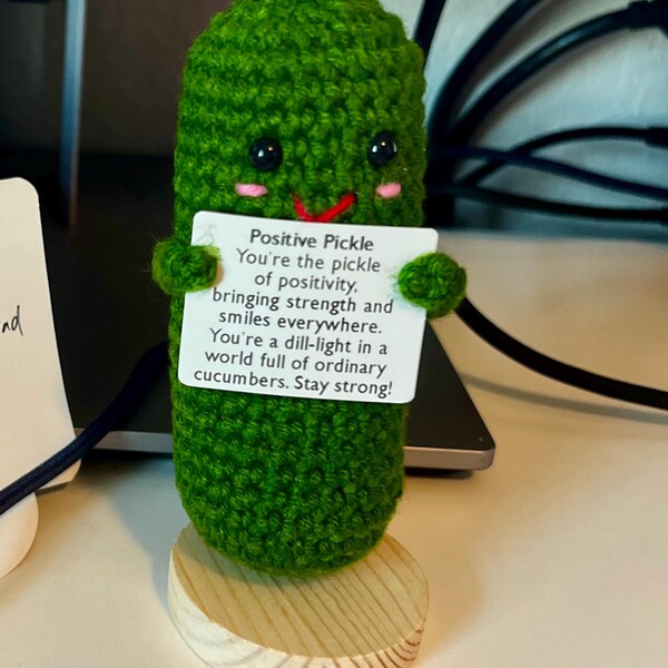 Optimistic Threads-handmade Pickle Doll - A Heartfelt Gift for Friends ...