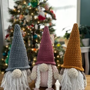PATTERN: Plush Gnome Pattern Amigurumi Chunky Gnome Pattern Crocheted ...