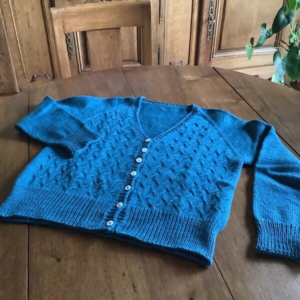 SHEET TRICOT Pdf Version to Print - French / English - Cardigan ...
