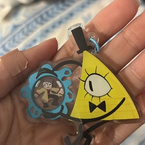 Bill Cipher and Ford 3D Keychain - Etsy UK