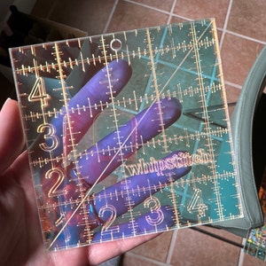 Mini Squares Set Iridescent Quilting Rulers - Etsy