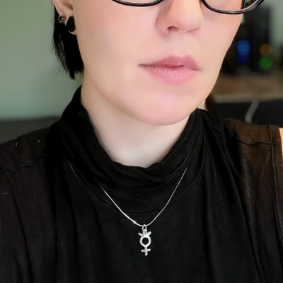 Bronze Tetragrammaton Pendant Necklace, Tetragrammaton With Vitruvian ...