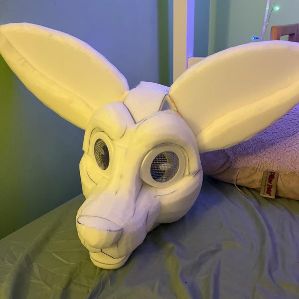 Made to Order Hand-carved Foam Ears for Raptor/dino Mask or Fursuits ...
