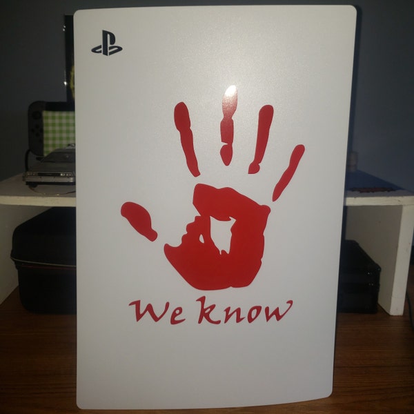 Skyrim Inspired We Know Vinyl Decal Dark Brotherhood Sticker Gaming ...