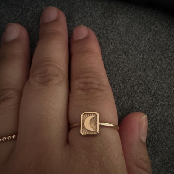 Gold Family Birthstone Ring, 10K Personizer Ring Doughter, 14K Family ...