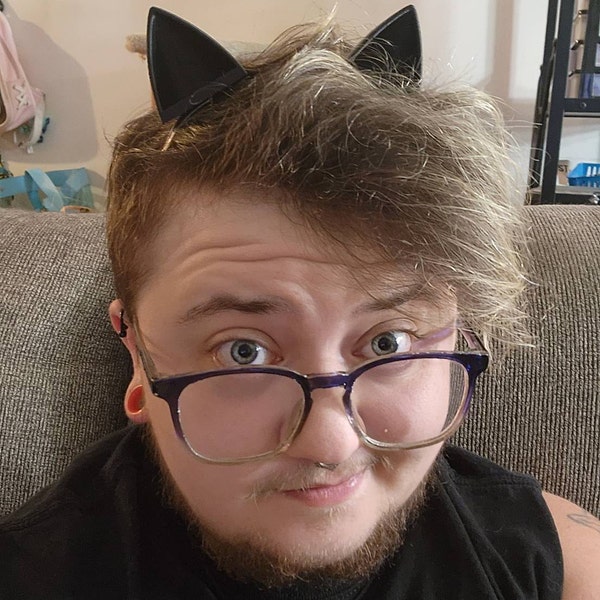 Clip on Cat Ears | Cosplay Cat Ears | Office Costume - Etsy