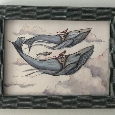 Lost Port Ink Drawing, Art Print. A5, Original Drawing, Black and White ...