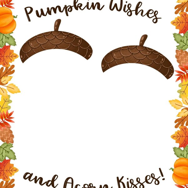 Fall Preschool Arts and Crafts, Pumpkin Wishes and Acorn Kisses ...