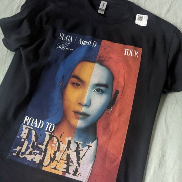Agust D D Day Tour T-shirt, SUGA D Day Album Shirt, Agust D World Tour Shirt, Suga on Tour 2023 ...