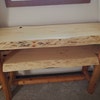 Rustic Live Edge Log TV Stand for Living Room With Media Center ...