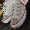 Breast Cancer Awareness Bling Converse - Etsy