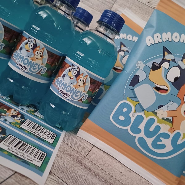 Bluey Custom Chip Bag Digital Only - Etsy