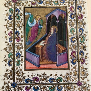 The Holy Trinity Illuminated Manuscript Reproduction Medieval Bible ...