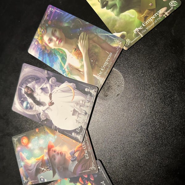 Indie Tarot Deck & Guidebook • 'journey to Oz and Wonderland ...