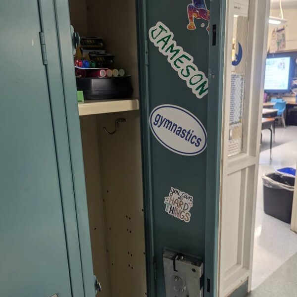 Custom Locker Magnet! Personalized Magnet Names, Refrigerator Magnet ...