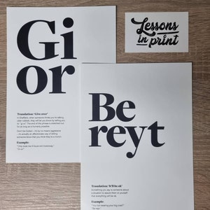 Be Reyt Description Print Yorkshire Slang Print Yorkshire Dialect Print ...