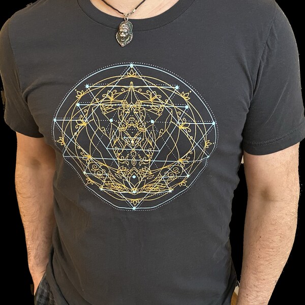 Krishna Garden Pink Tote Bag | Hindu God Tote | Lotus Peacock Grocery ...