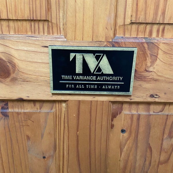Loki TVA Mini Time Variance Authority Sign - Etsy