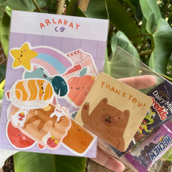 Cute Colourful Pastel Sticker Pack - Etsy